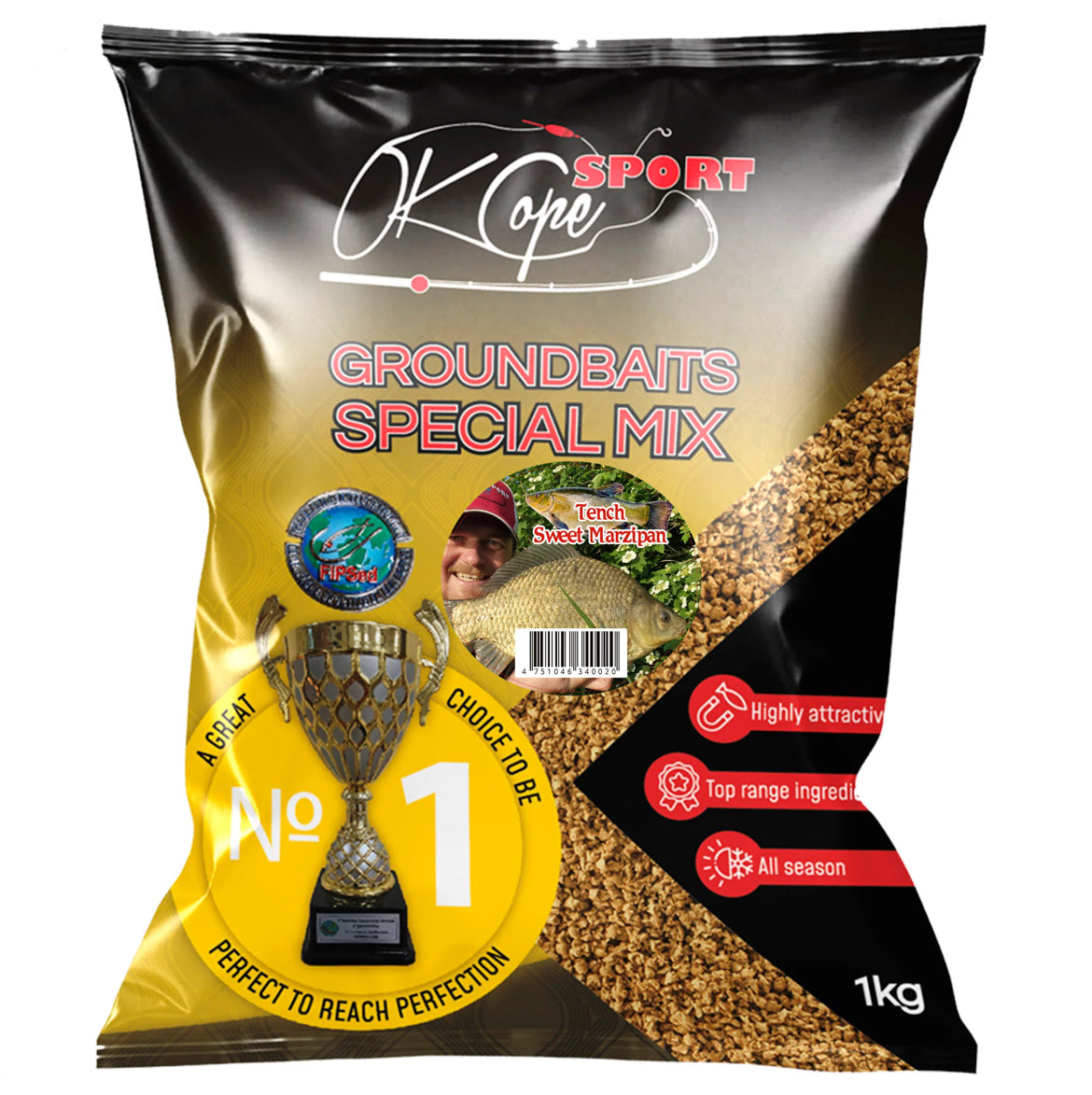 OK COPE SPORT GROUNDBAITS Special mix - Tench Sweet Marzipan – OKCope