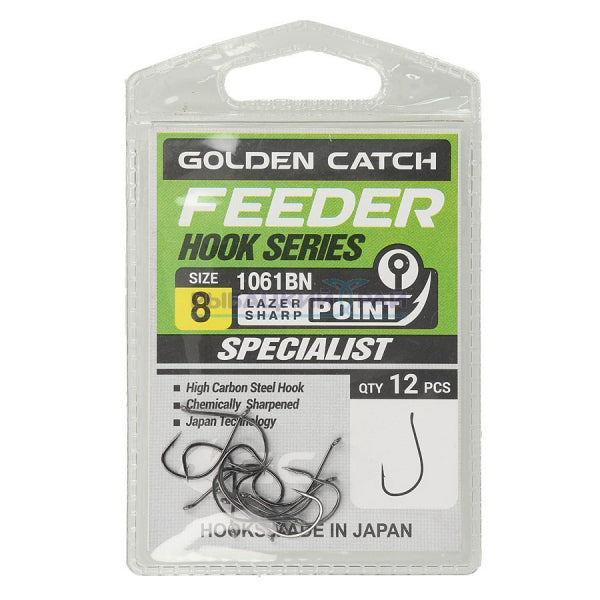 Golden Catch Feeder Hook Series 1061BN – OKCope